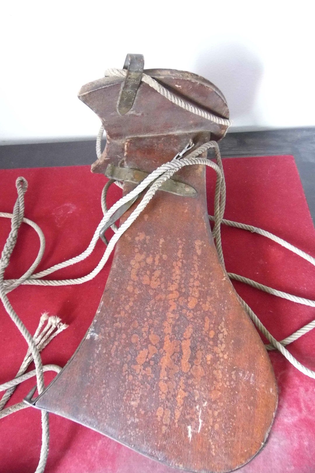 Drift. Boat. Wood. Copper Finishes. Rudder Rope. 1920's. Marine ...