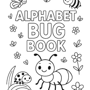 Alphabet Bug Coloring Pages | A-Z Insect Coloring Sheets | Kids ...