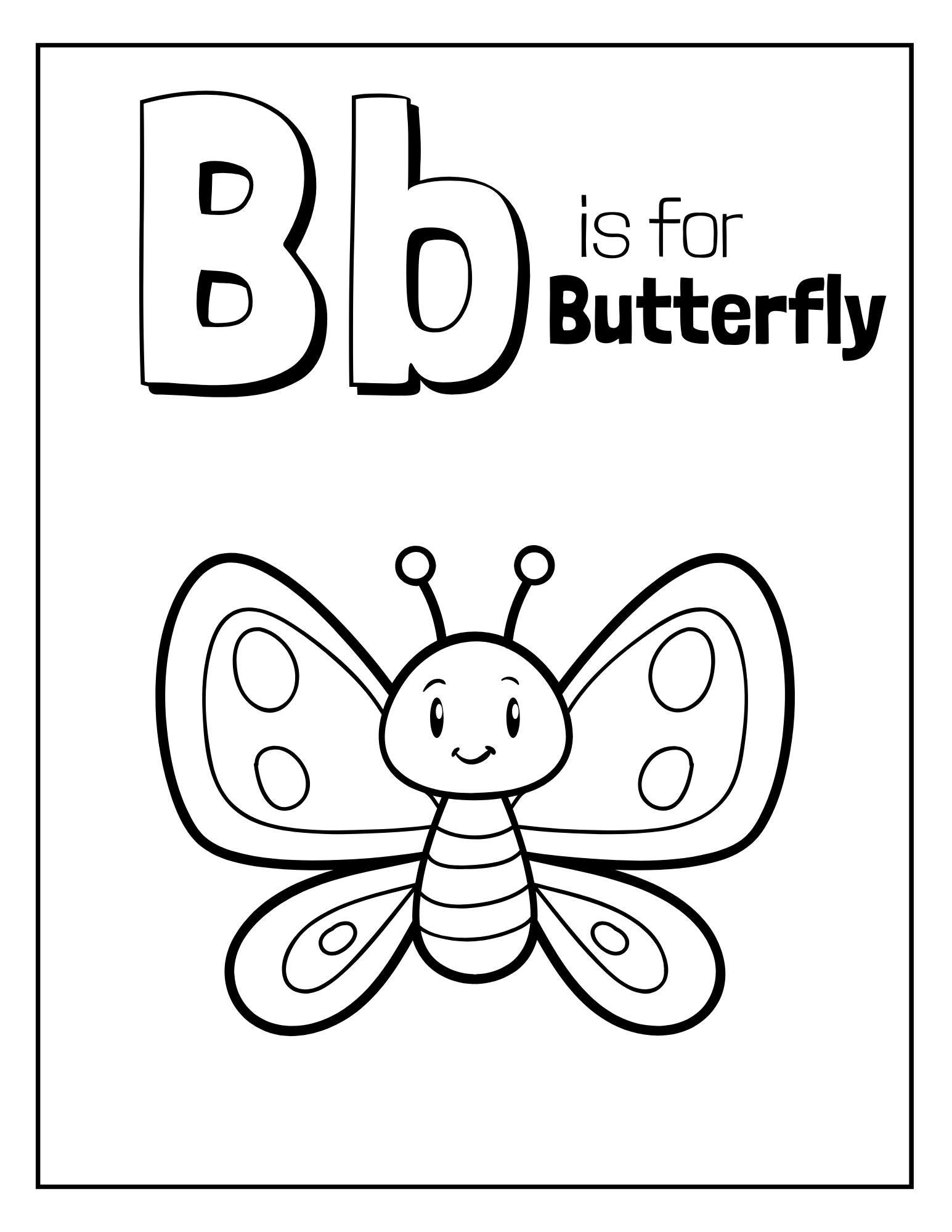 Alphabet Bug Coloring Pages | A-Z Insect Coloring Sheets | Kids ...