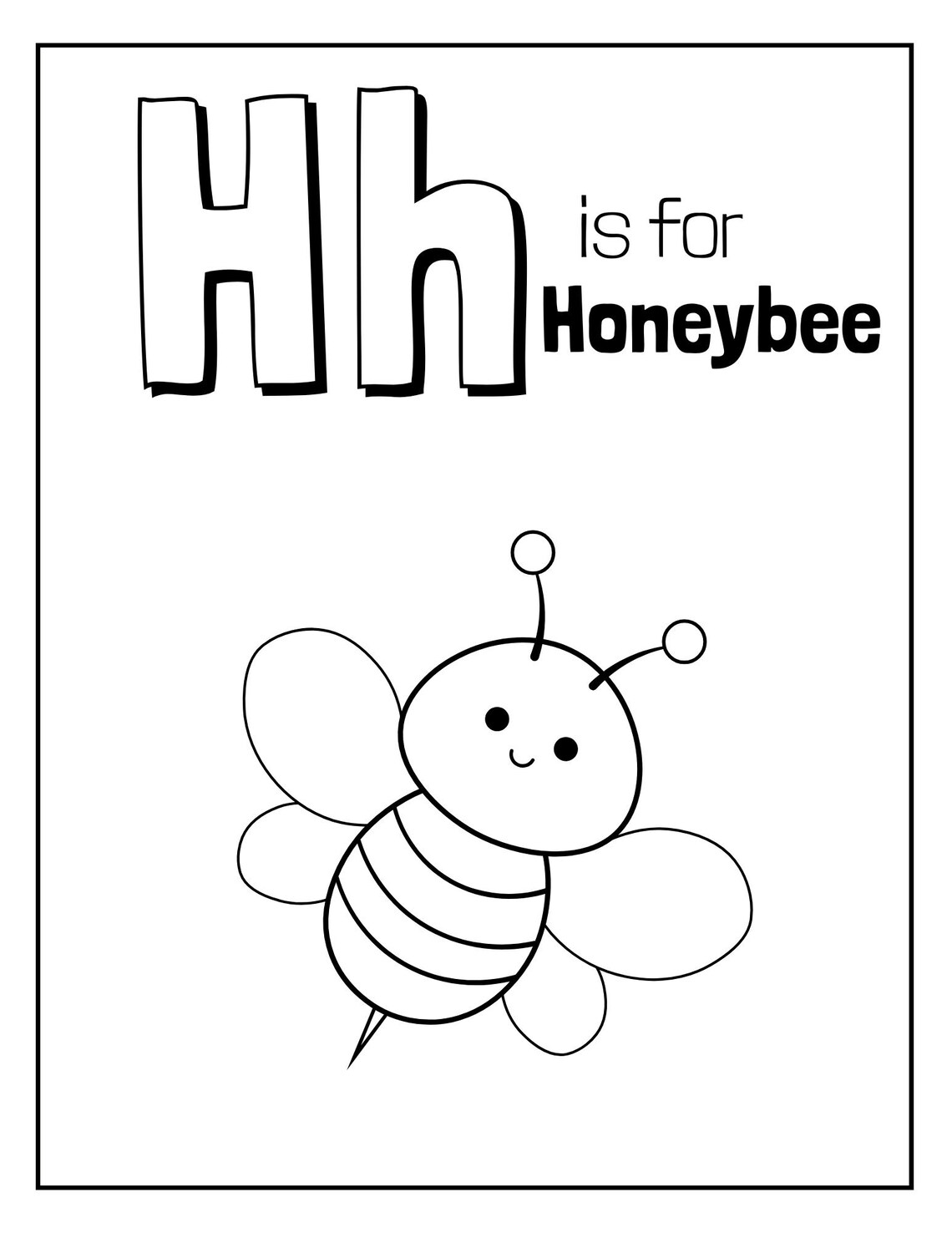 Alphabet Bug Coloring Pages | A-Z Insect Coloring Sheets | Kids ...