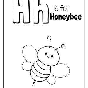 Alphabet Bug Coloring Pages | A-Z Insect Coloring Sheets | Kids ...