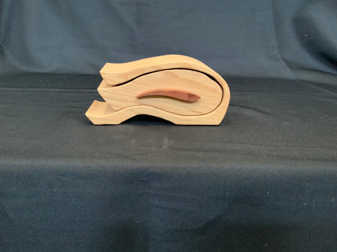 Bandsaw Box With Walnut Handle - Etsy
