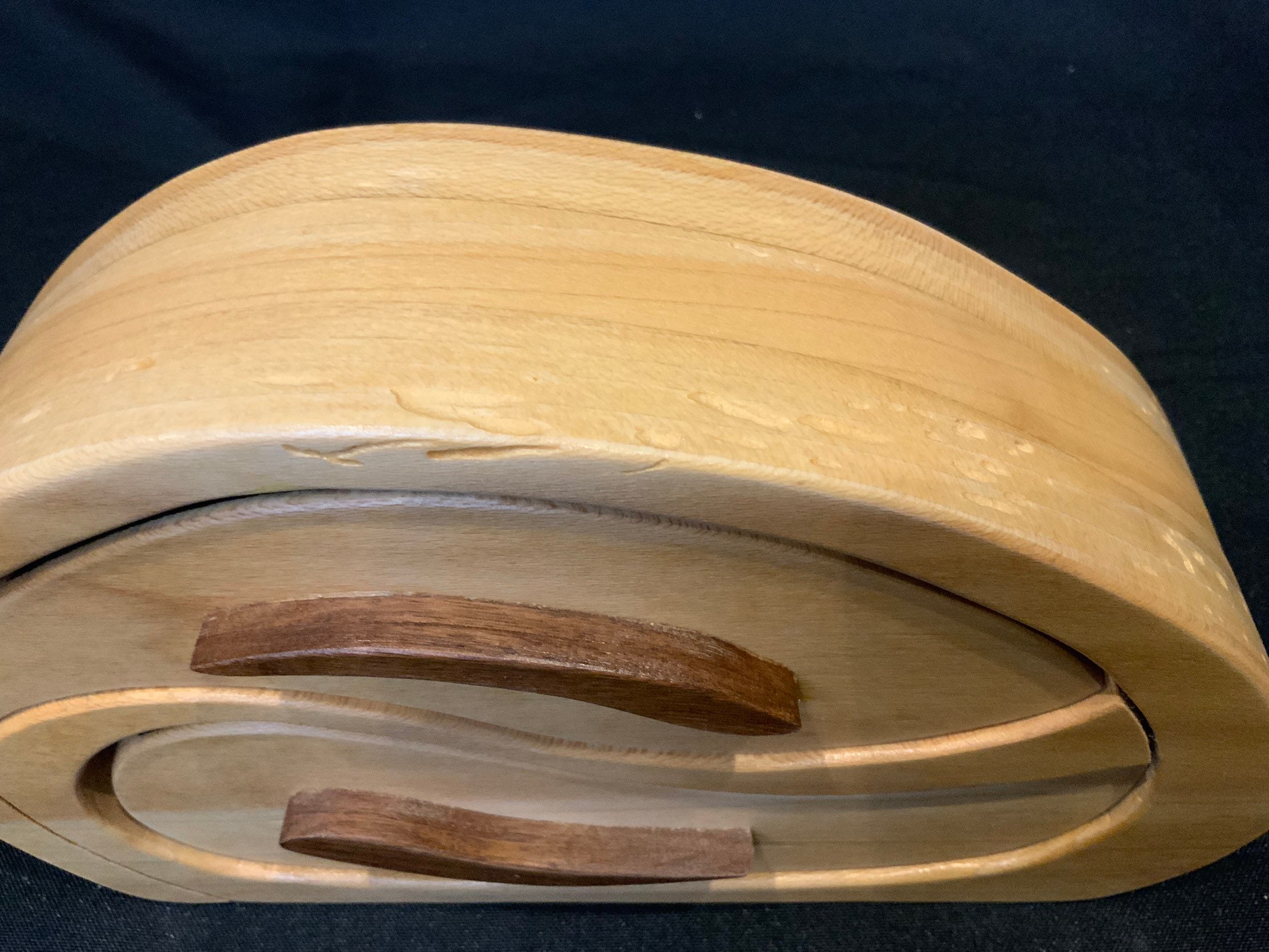 Two Drawer Bandsaw Box Withwalnut Handles - Etsy