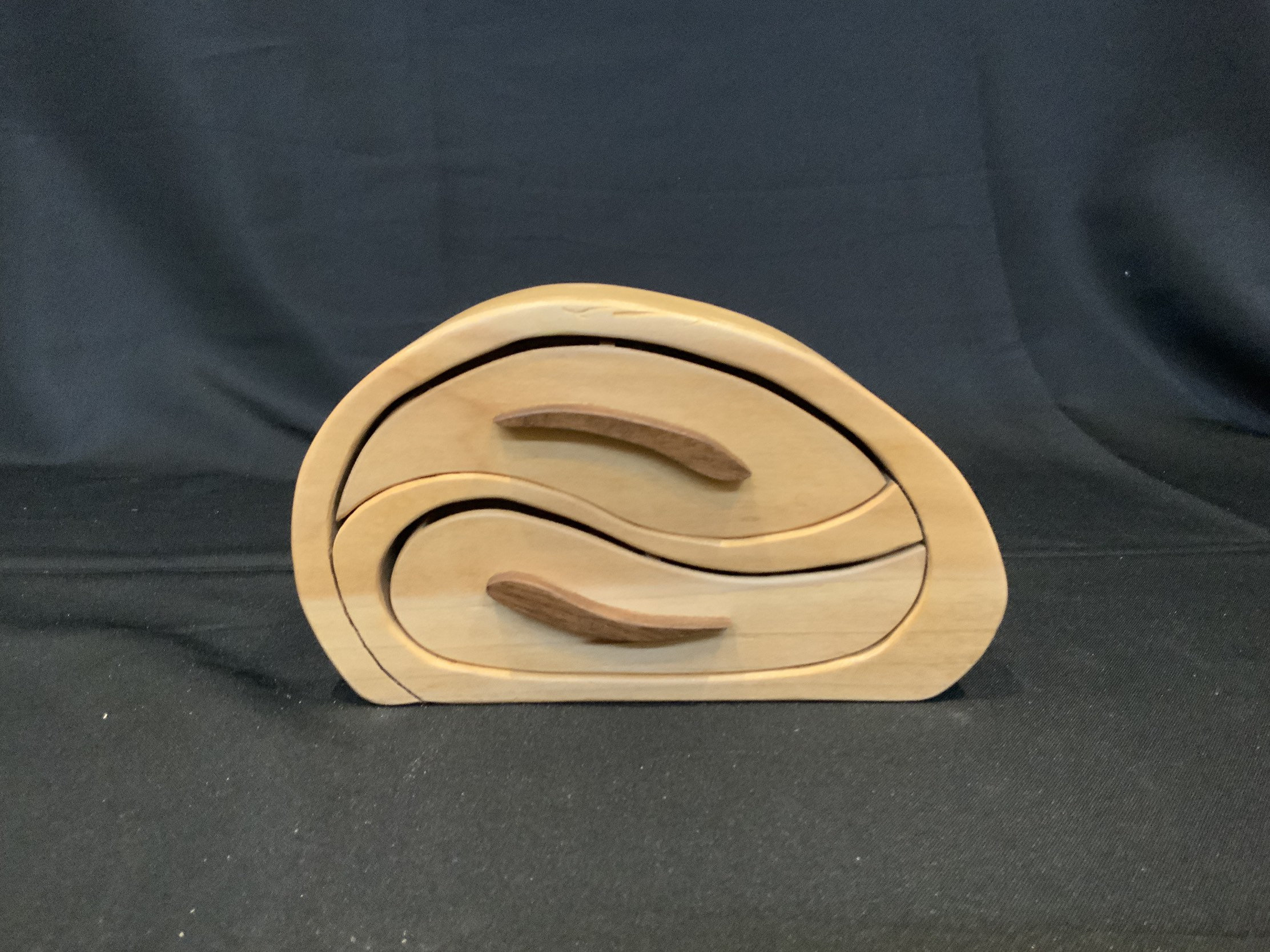 Two Drawer Bandsaw Box Withwalnut Handles - Etsy