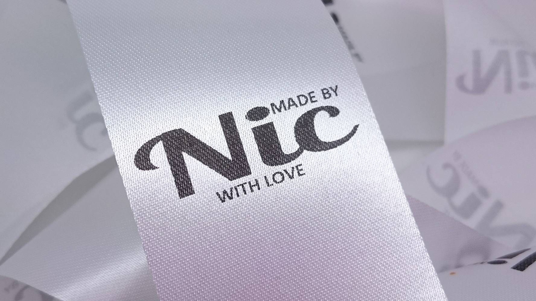 50 X Bespoke Personalised Sew in Clothing Garment Craft | Etsy UK