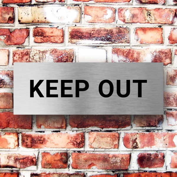 Keep Out Sign - Etsy UK