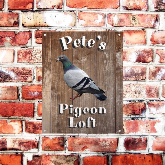 Personalised Pigeon Loft Sign Weather Proof Pre Drilled High - Etsy UK