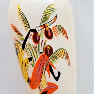 1950s SMALL Vase BY WADE Tropical Fruit Gatherers - Etsy