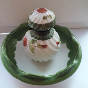 VICTORIAN CERAMIC INK Well Hand Painted - Etsy