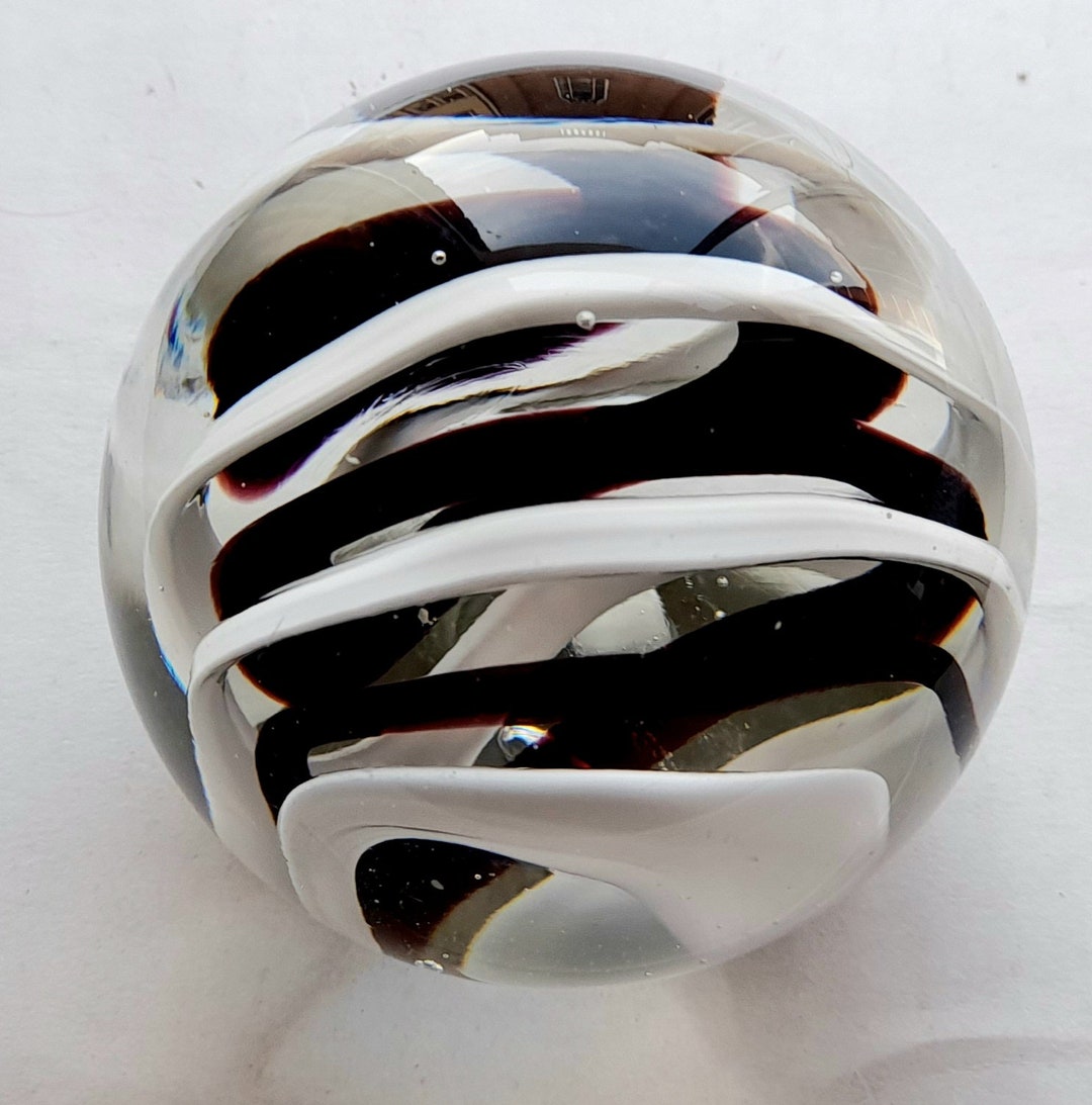 PRETTY PAPERWEIGHT PURPLE and White Stripes - Etsy