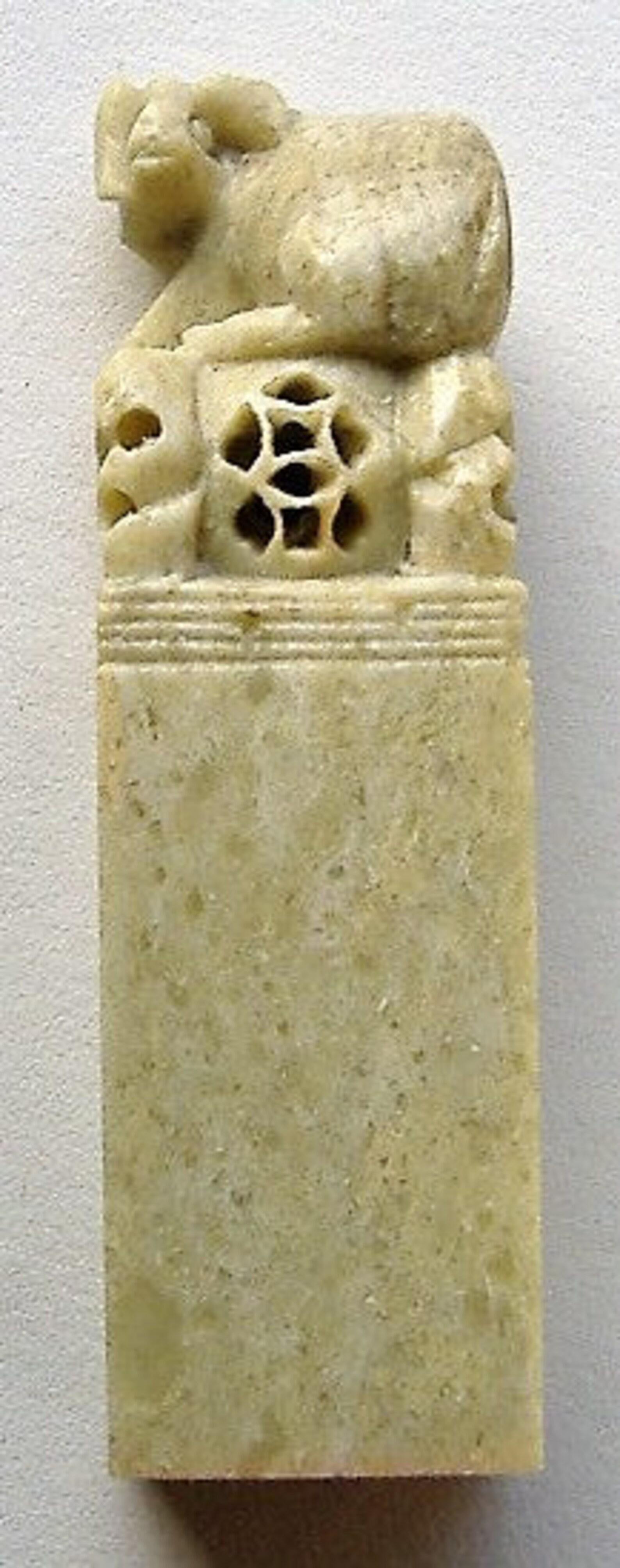 VINTAGE WRITING Soapstone Stamp/seal Spelling Alexander Both in Chinese ...
