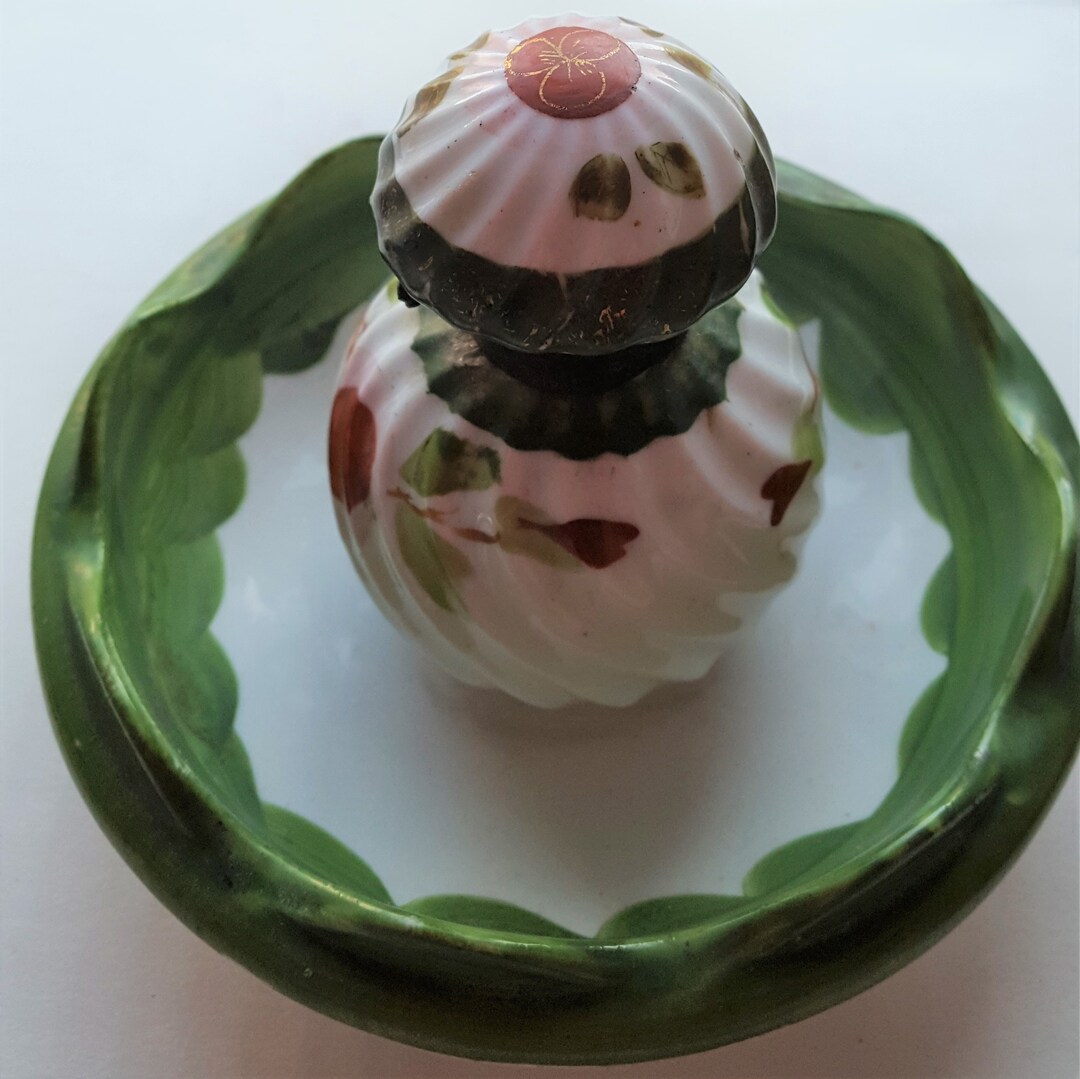 VICTORIAN CERAMIC INK Well Hand Painted - Etsy