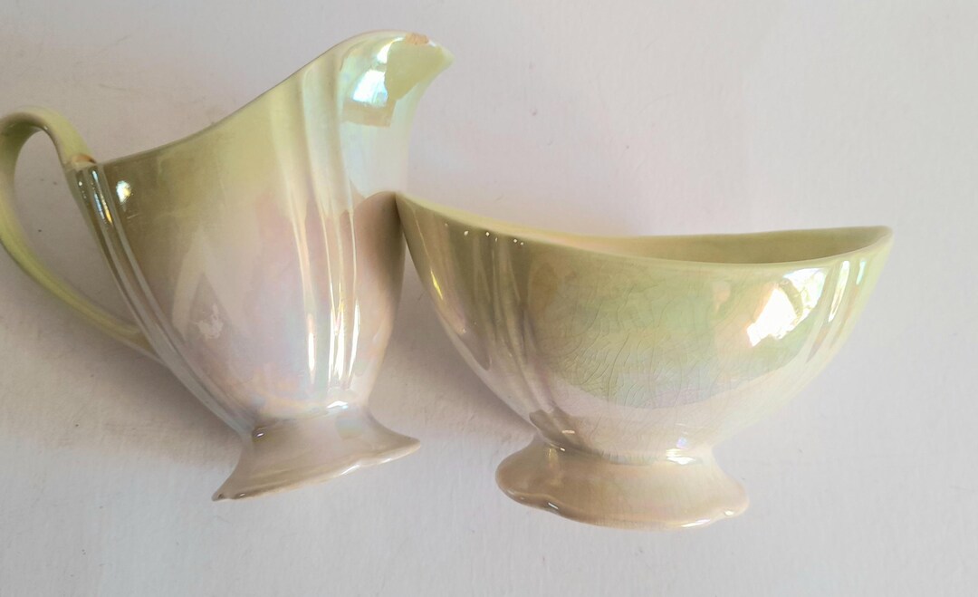 ART DECO Royal Winton LUSTRE Ware Jug and Sugar Bowl - Etsy UK