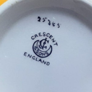 ART DECO HANDPAINTED Crescent Tea Set - Etsy