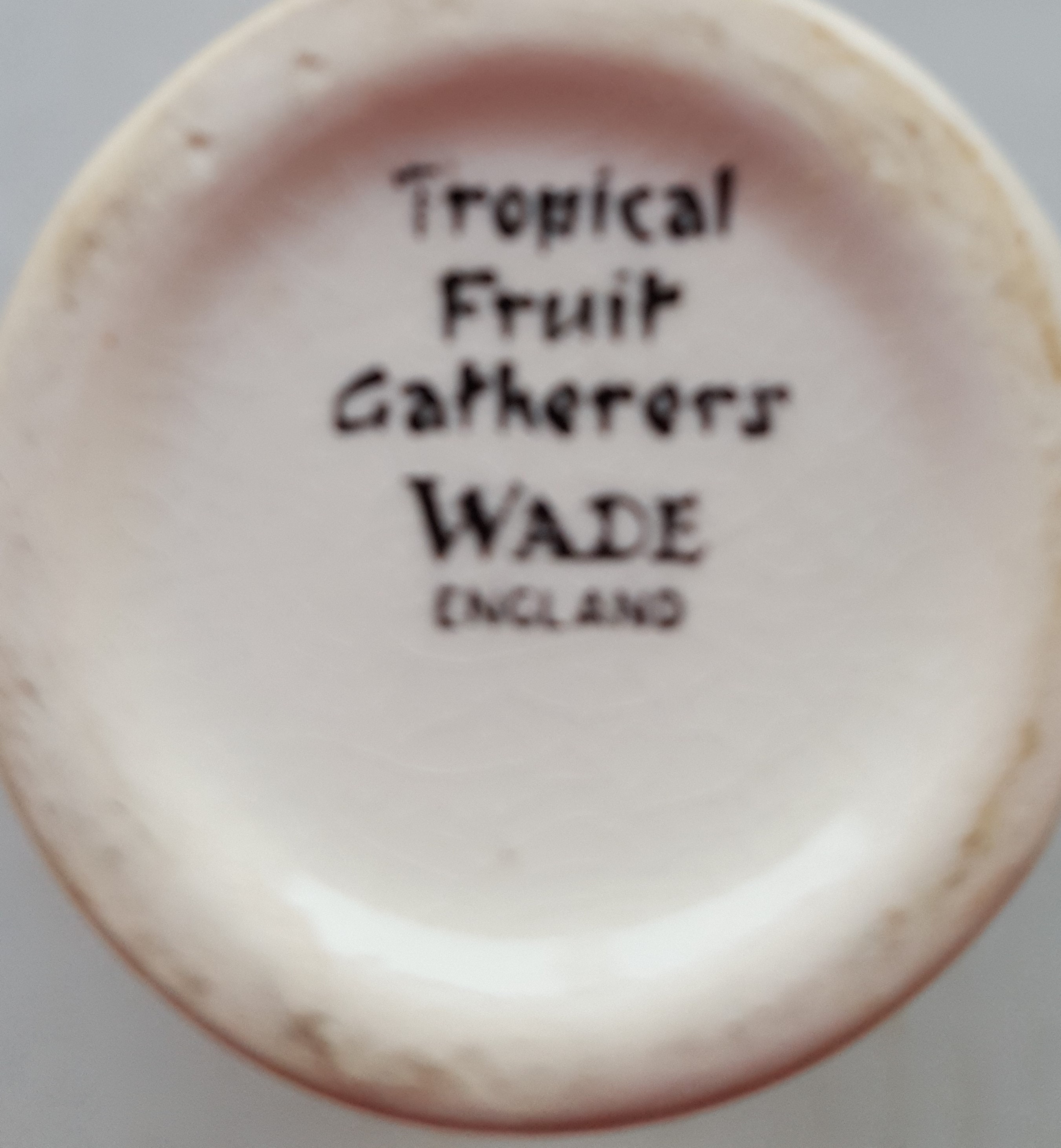 1950s SMALL Vase BY WADE Tropical Fruit Gatherers - Etsy