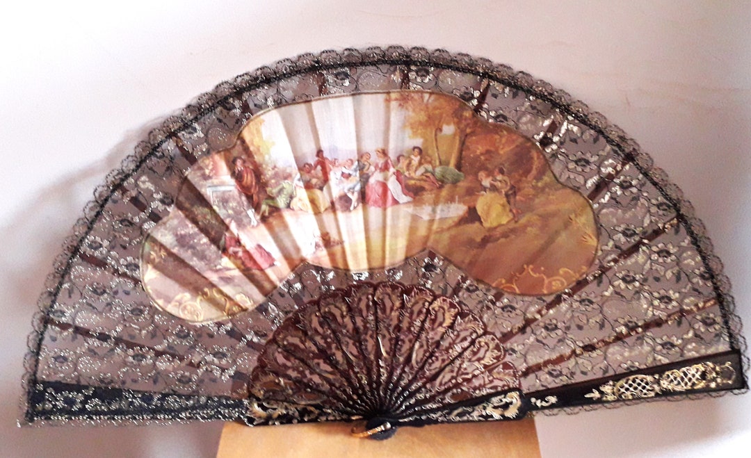 PERSPEX VINTAGE Larger Size FAN 70s - Etsy