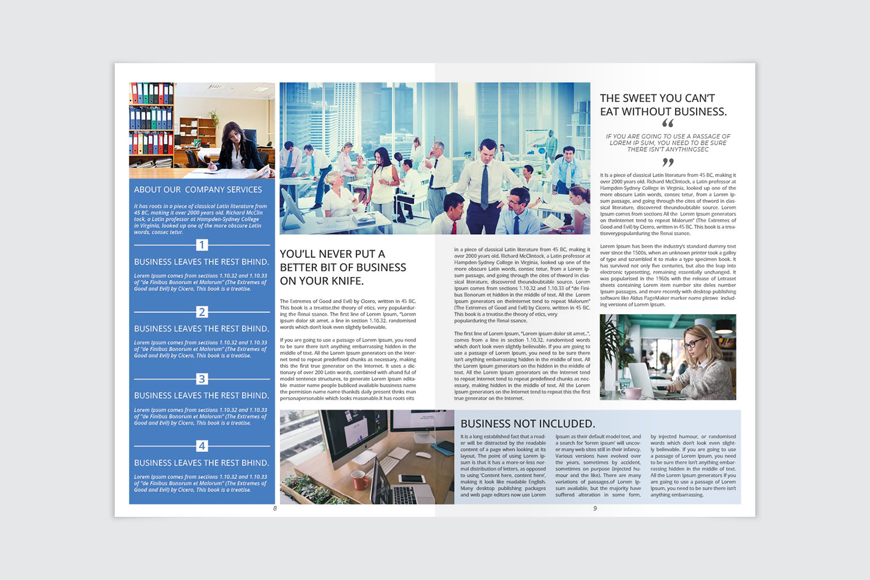 Corporate Business Newsletter Template, Weekly Business Journal ...