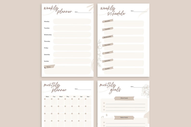 Commercial Allow Ultimate Canva Planner Bundle Pack Vol.36 Instant ...