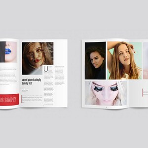 Multiple Magazine Layout | Clean and Elegant Magazine Template ...