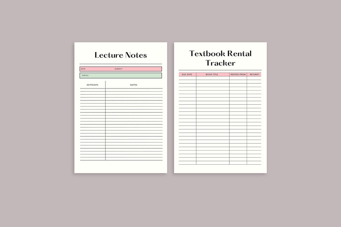 Commercial Allow Ultimate Canva Study Planner Bundle Pack - Etsy