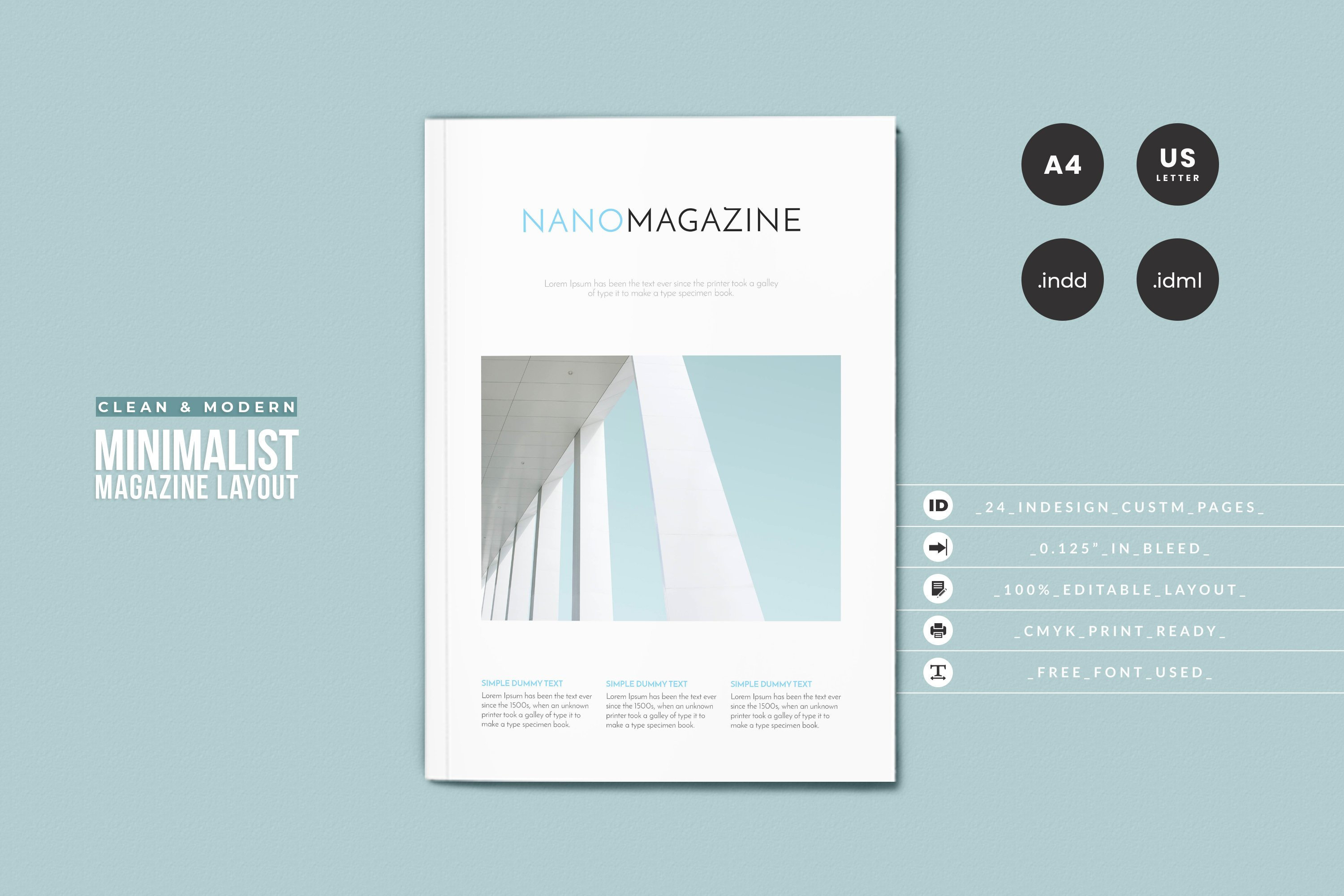 Simple Magazine Layout Ideas