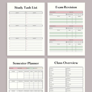Commercial Allow Ultimate Canva Study Planner Bundle Pack Vol.37 ...