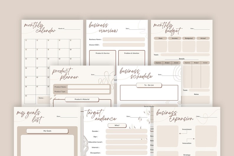 Commercial Allow Ultimate Canva Planner Bundle Pack Vol.36 Instant ...