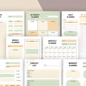 Commercial Allow Ultimate Canva Planner Bundle Pack Vol.42 Instant ...