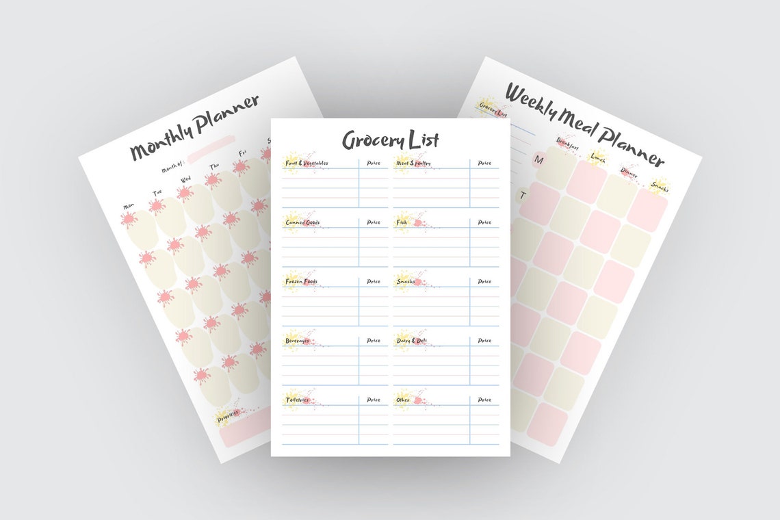 Editable Canva Daily Weekly Monthly to Do List Planner Canva - Etsy