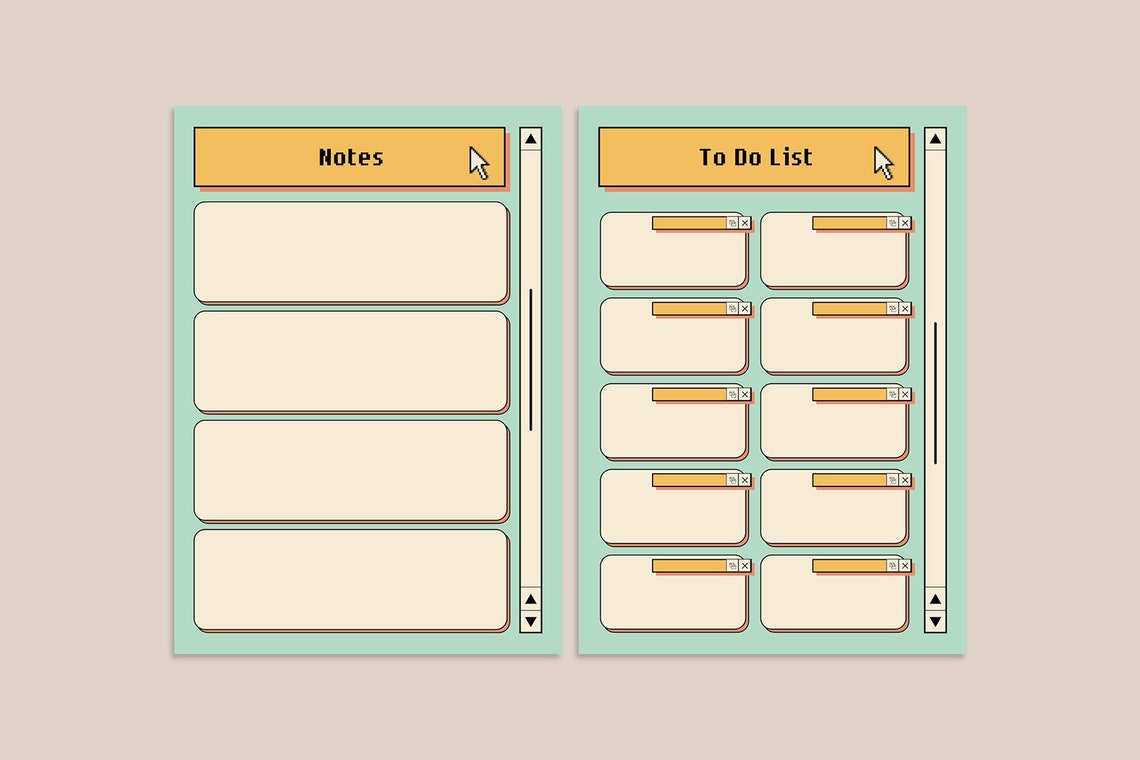 Editable Canva Daily Weekly Monthly to Do List Planner, Canva Weekly ...