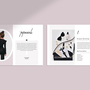 Media Kit Template, Fashion Blogger Media Kit, Influencer Media Kit ...