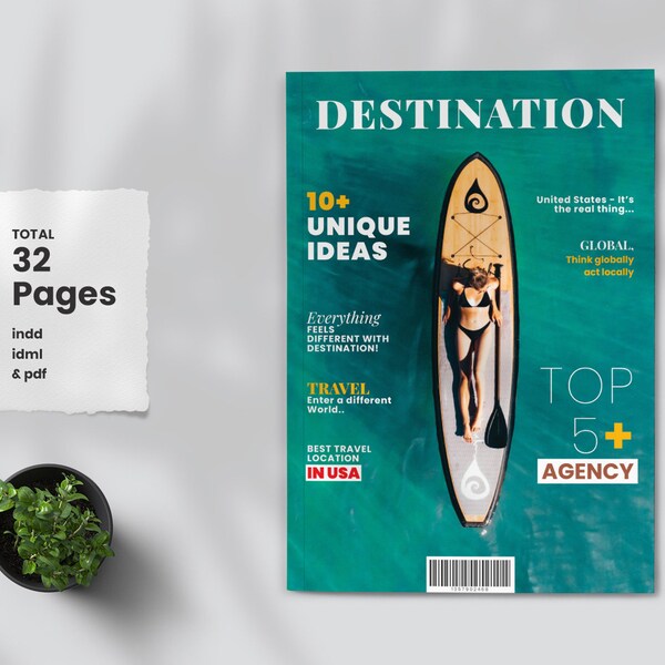 Magazine Layout - Etsy