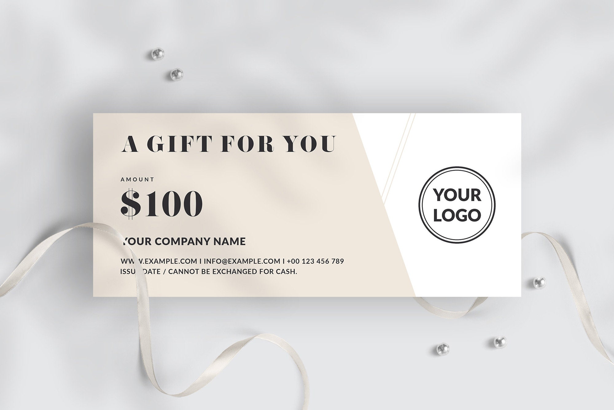 Gift Certificate Template Indesign