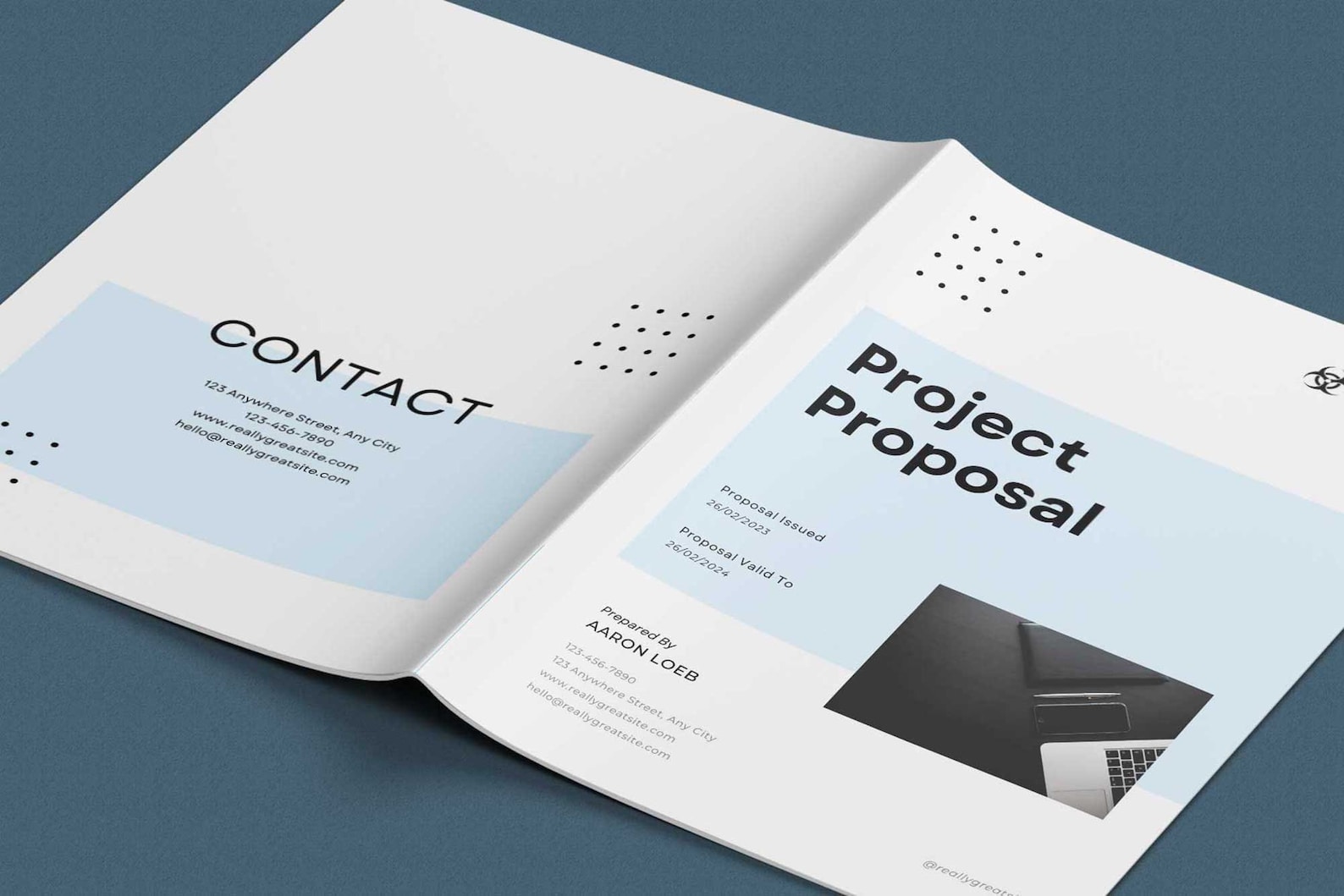 Proposal Canva Template Project Proposal Template Proposal Etsy