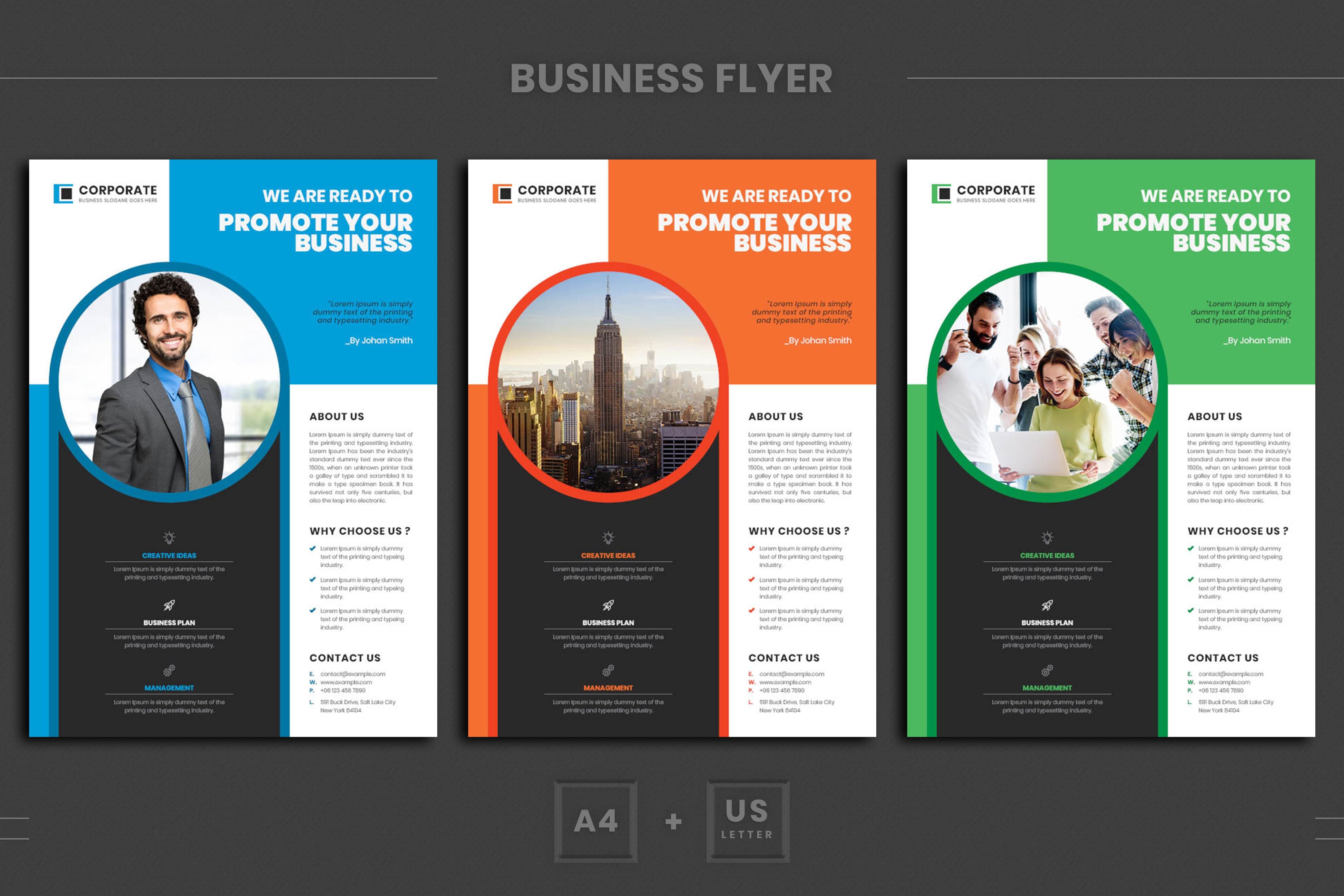 Business Flyer Templates Editable Corporate Flyer Design INSTANT ...