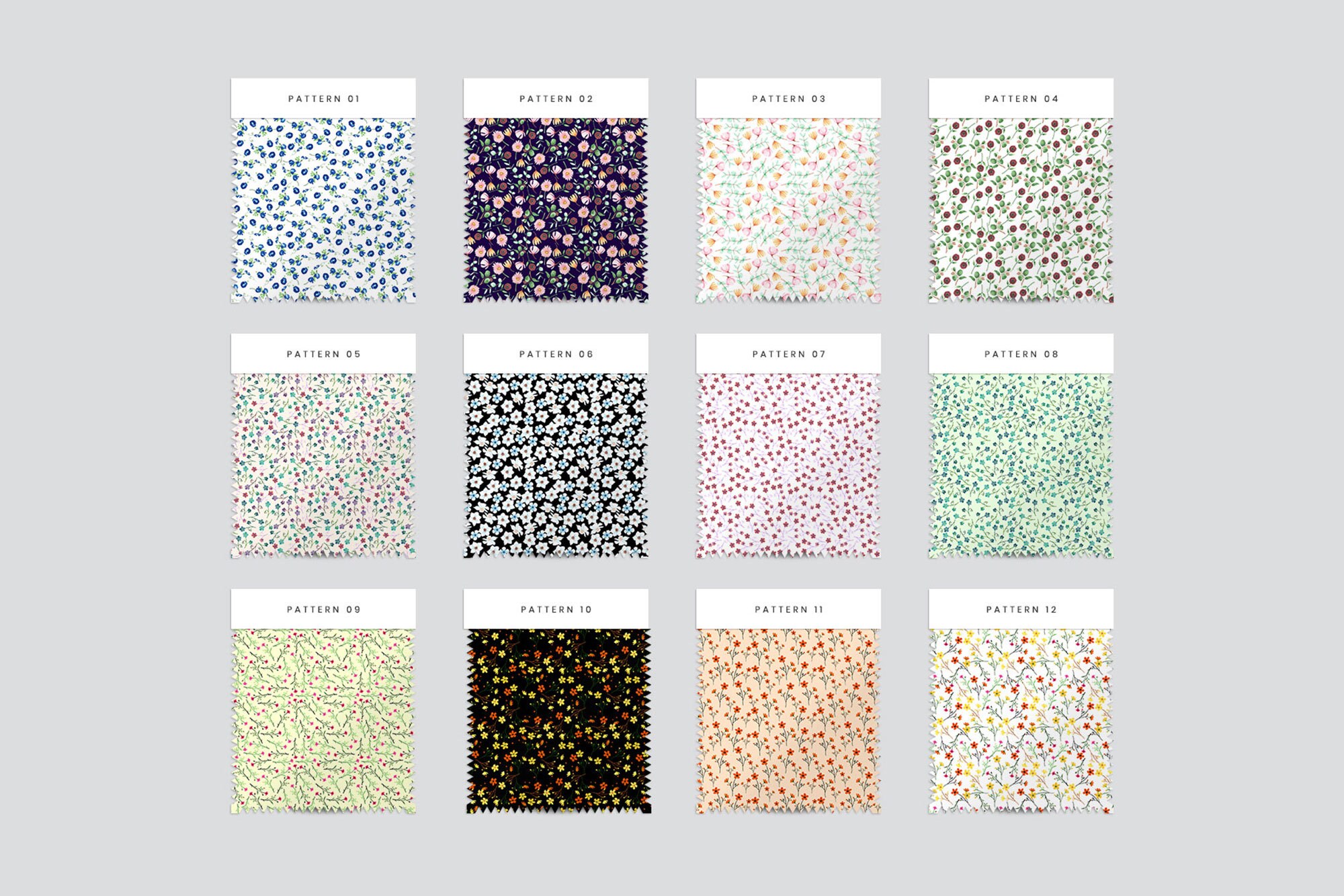 Watercolor Floral Digital Papers 12x12in Sheets 300 Dpi - Etsy