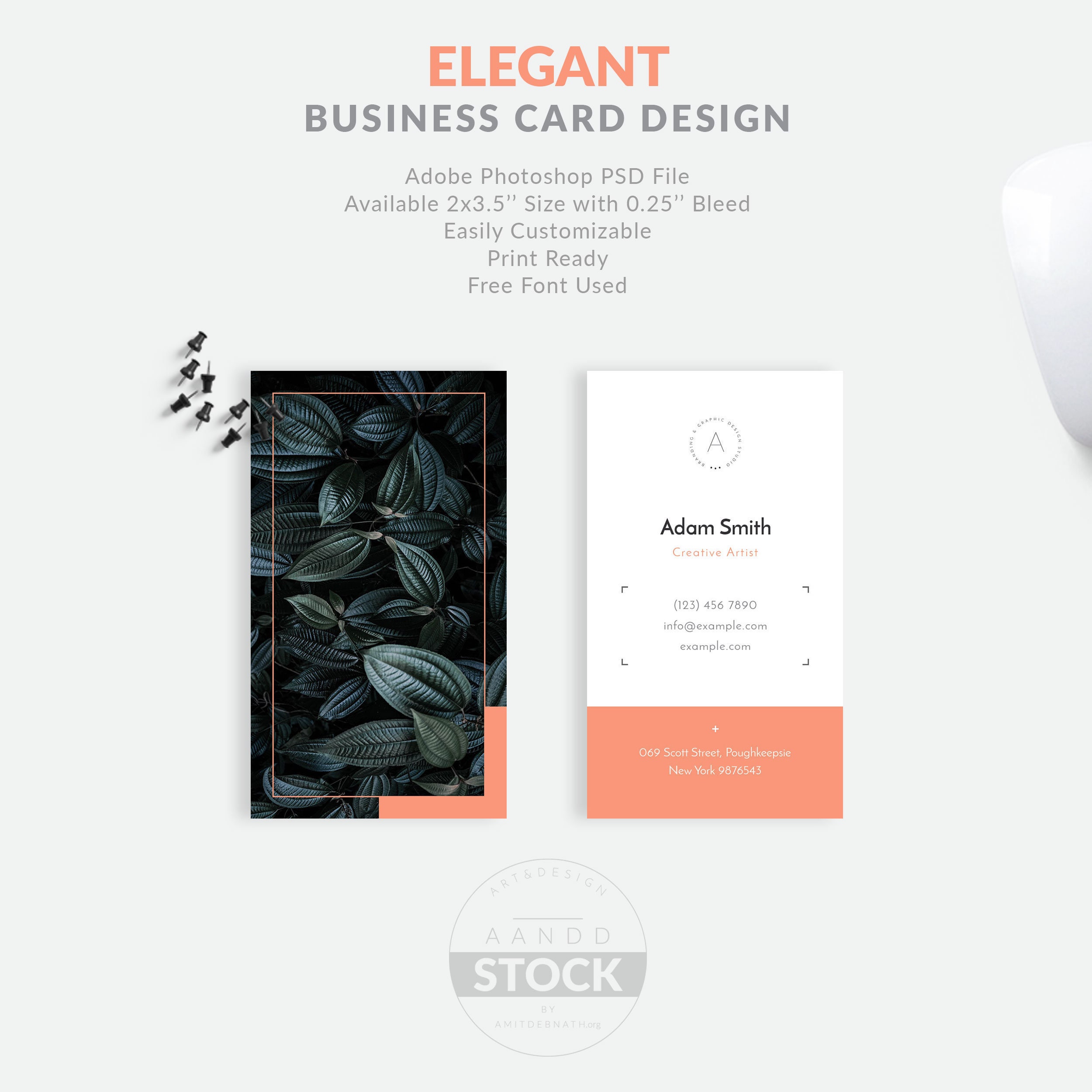 Create Business Card Template Photoshop