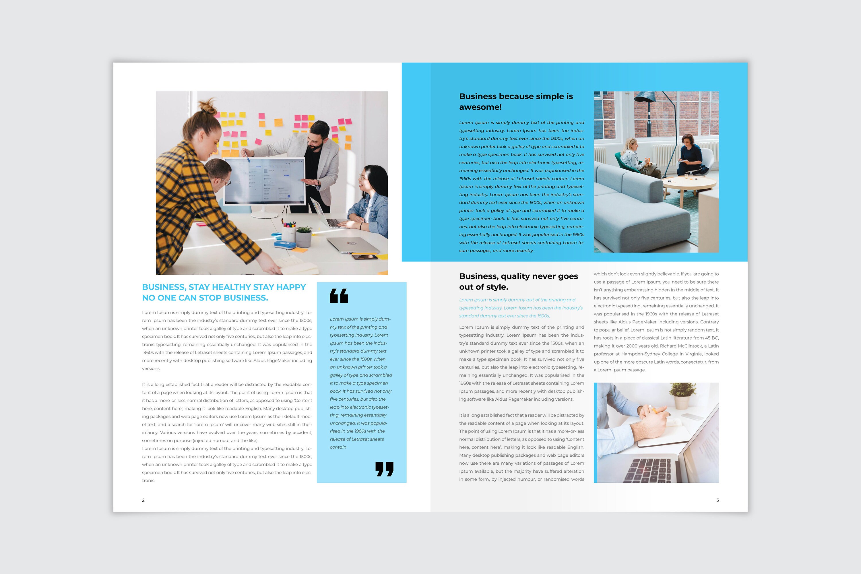 Newsletter Template, Weekly Business Journal, Corporate Newsletter ...