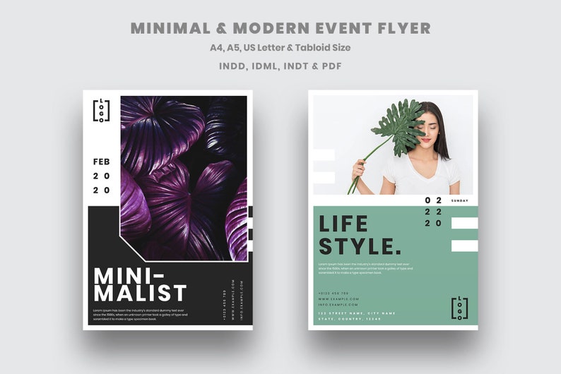 Minimal and Modern Event Flyer, Multipurpose Event Flyer Template ...