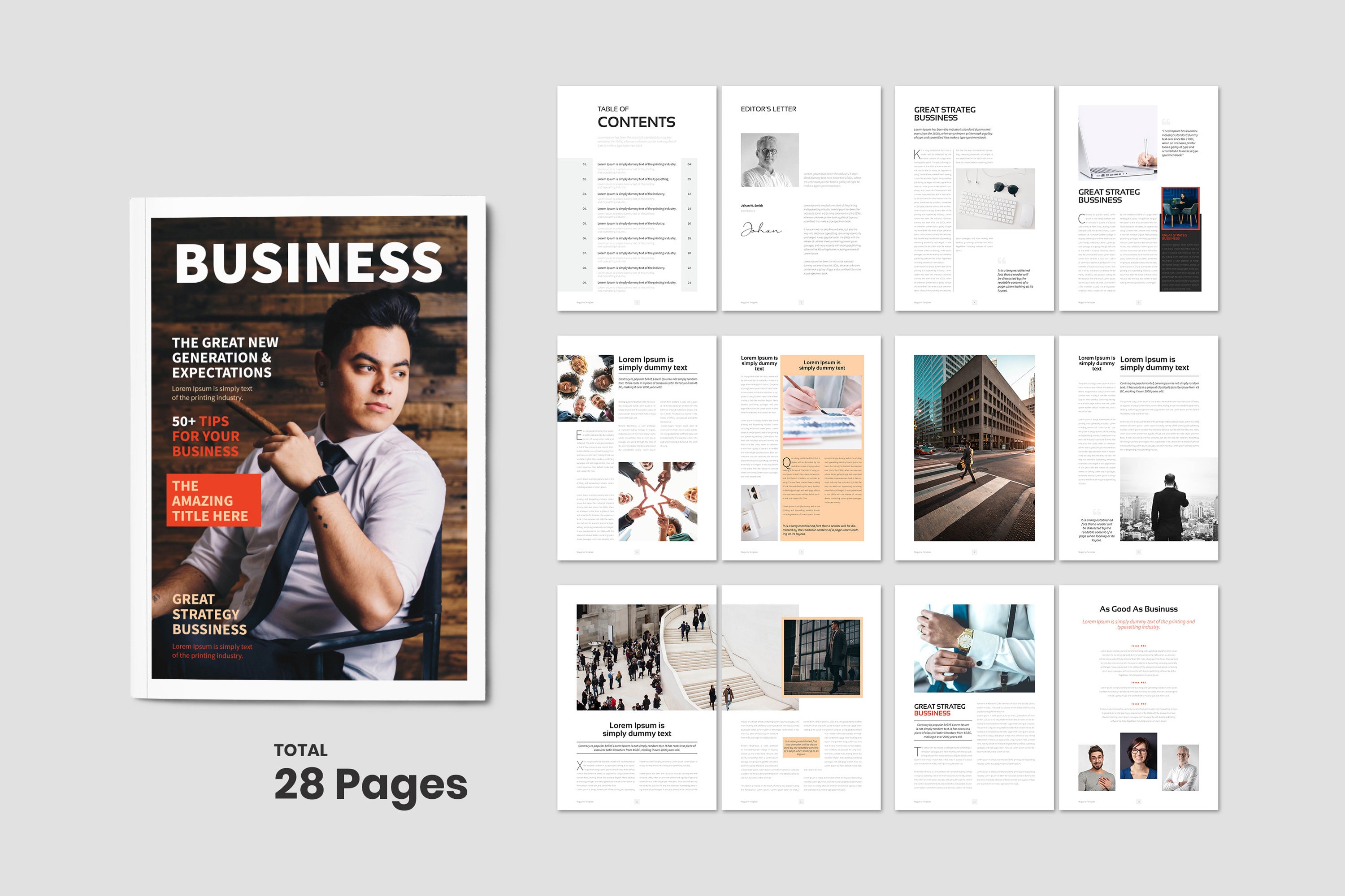 Indesign Magazine Template Layout