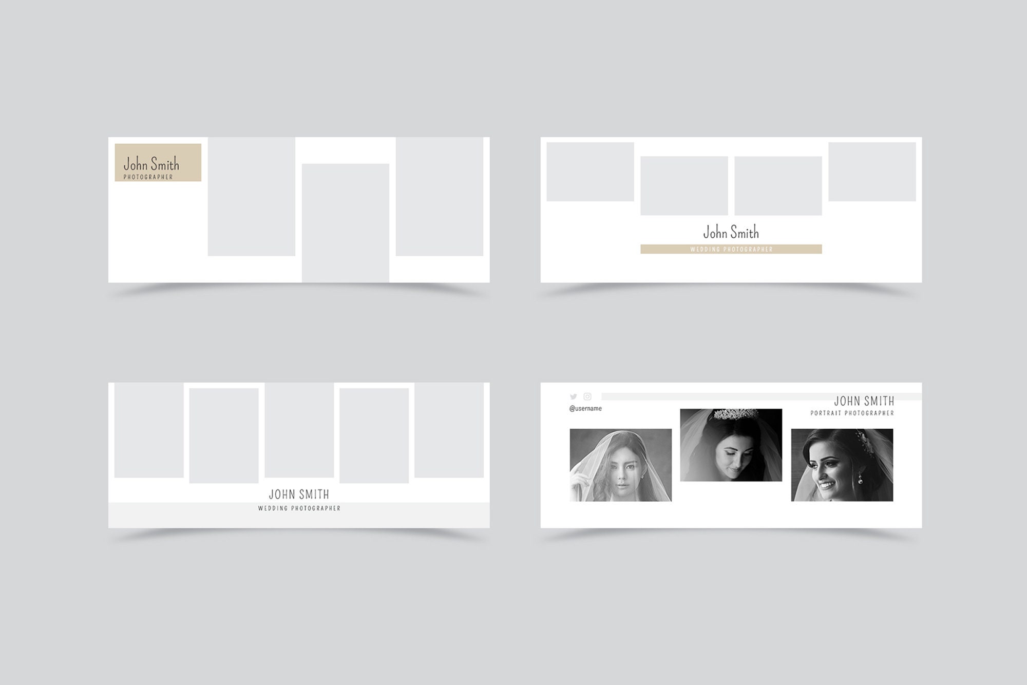 Facebook Cover Design, Photography Facebook Cover Template, Wedding ...