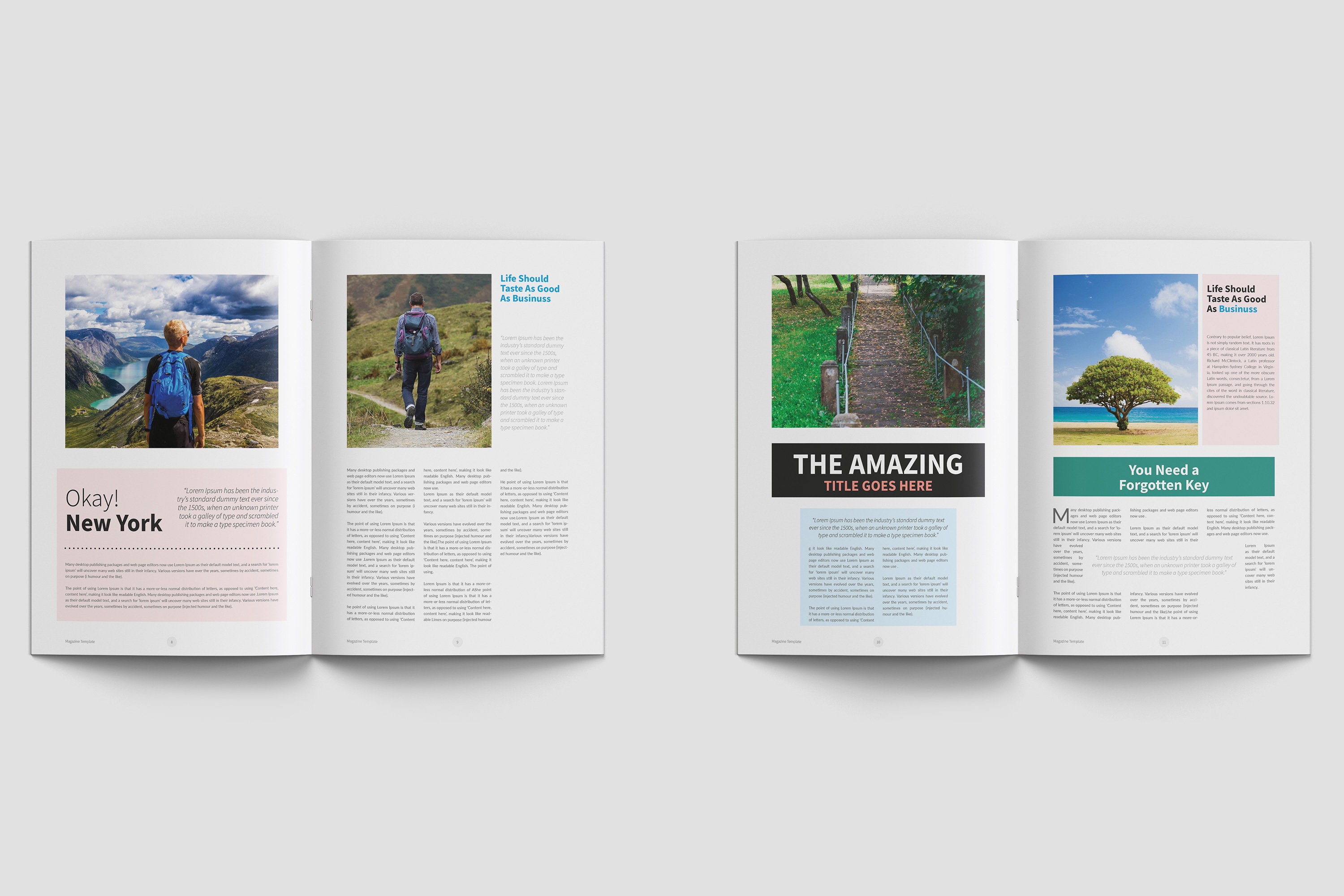 Multipurpose Magazine Template Indesign Magazine Template - Etsy