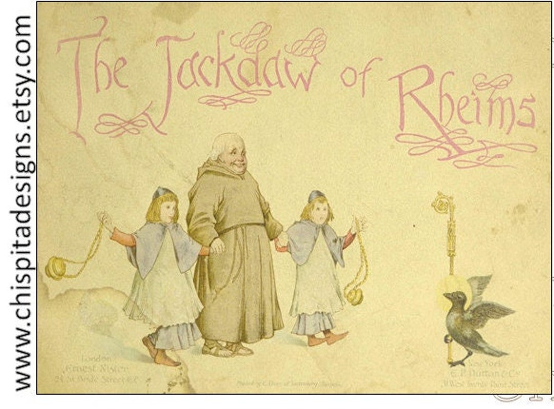 The Legends of Ingoldsby: the Jackdaw of Rheims. Bird Illustrated ...