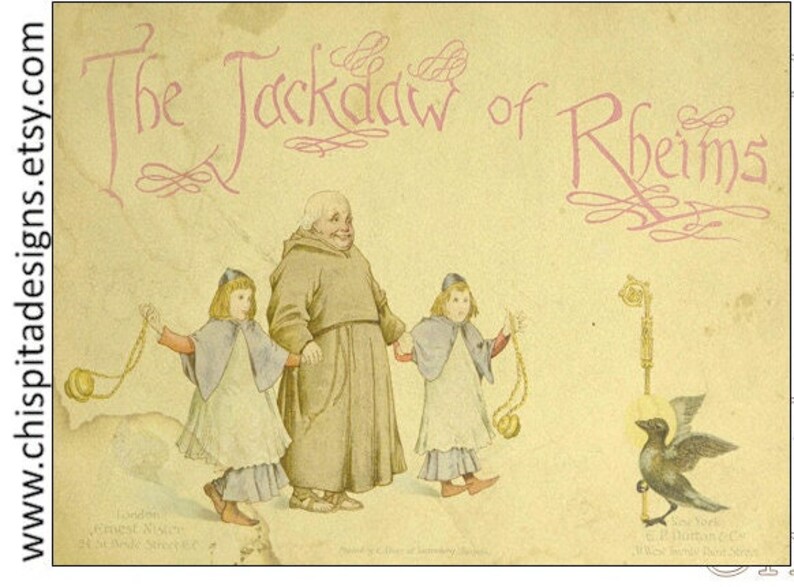 The Legends of Ingoldsby: the Jackdaw of Rheims. Bird Illustrated ...