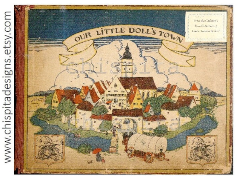 1900s Paper Dolls Ebook: Printable Doll's Town Storybook (PDF) - Etsy