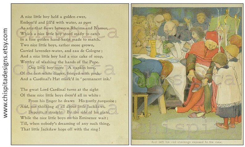 The Jackdaw of Rheims: Printable Vintage Jimmy Crow Rhymes.1900s ...