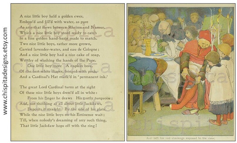 The Jackdaw of Rheims: Printable Vintage Jimmy Crow Rhymes.1900s ...