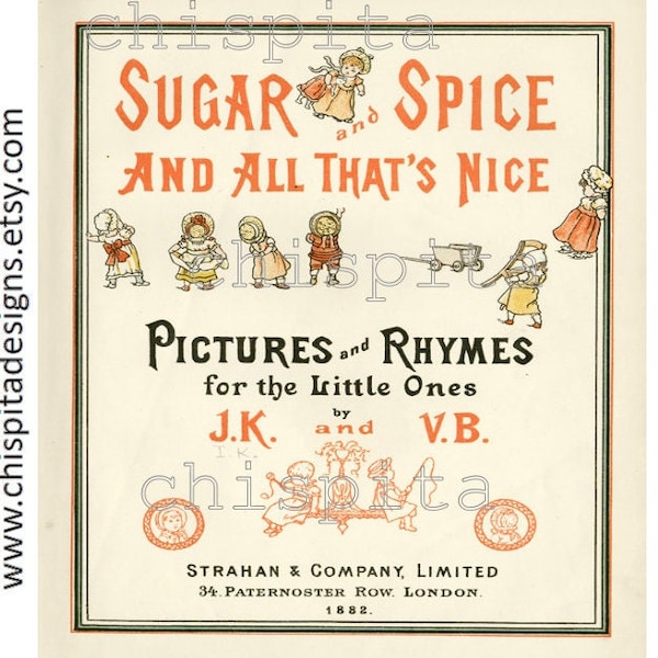 Sugar And Spice Poem Etsy