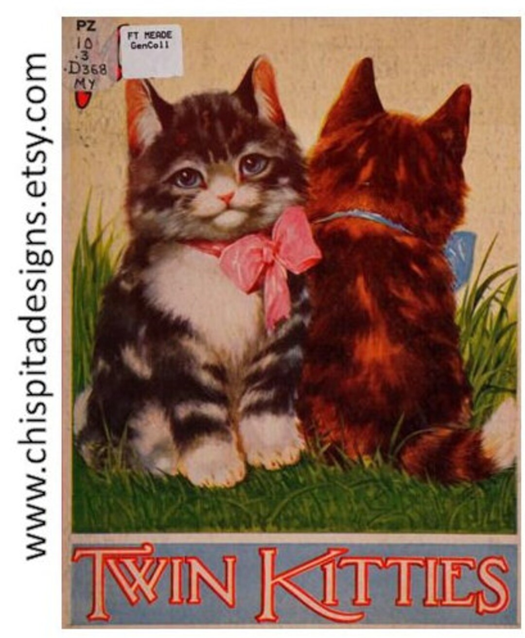 My Twin Kittens: Little Cats Illustrated Prose Ebook.adorable Pussycats Adventures 1920s Pdf ...
