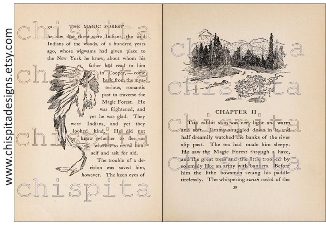 The Magic Forest: an Illustrated Native Native American Printable Tale ...
